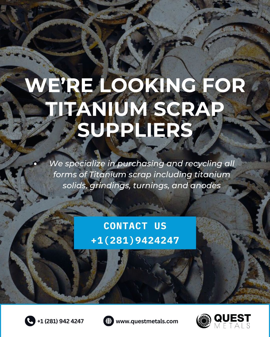 Recycling of Titanium Alloy Scrap - Quest Metals